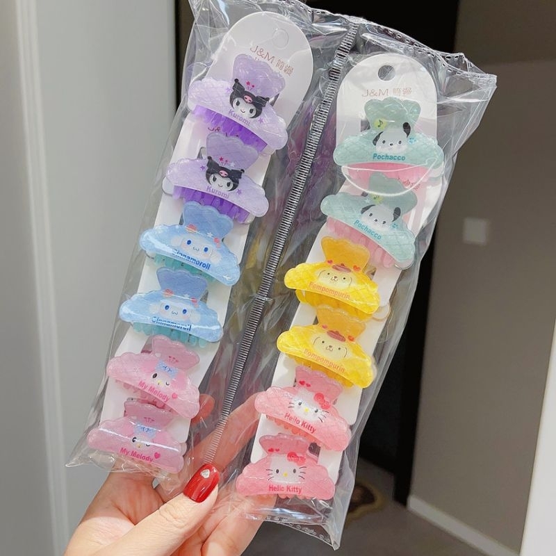 Jual Jepit Rambut Jedai Karakter Cinnamoroll Melody Pompompurin Kuromi Pochacco Hello Kitty ...