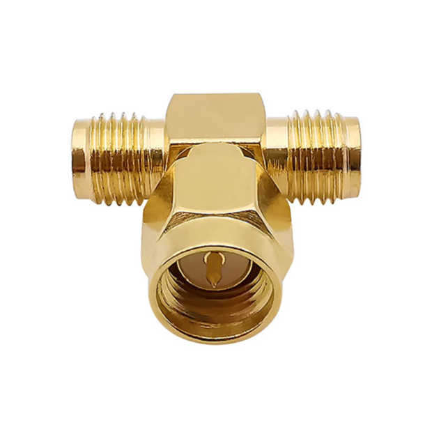 Jual ADAPTER T CABANG SPLITTER 3 WAY SMA MALE TO DUAL SMA FEMALE ...