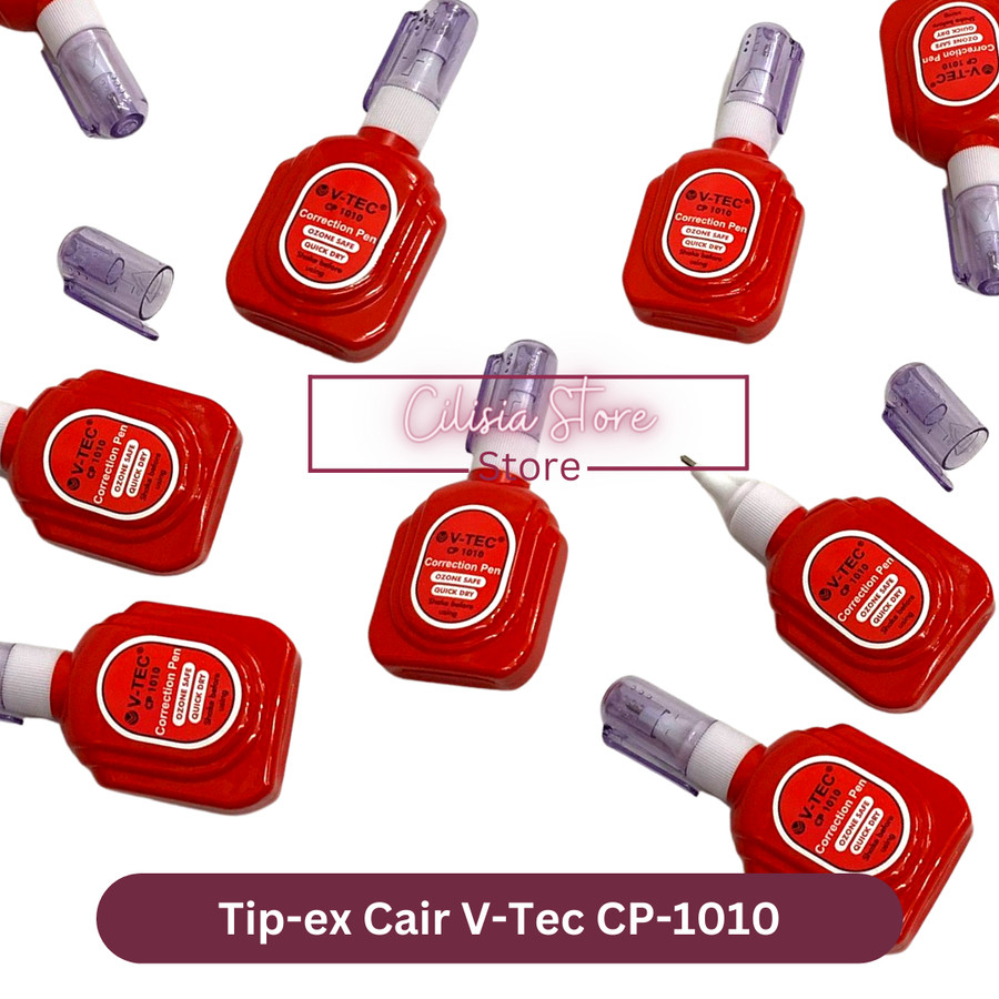 Jual Tipex Cair Vtec CP-1010 / Correction Pen Fluid / Tipe Ex Kenko KE ...