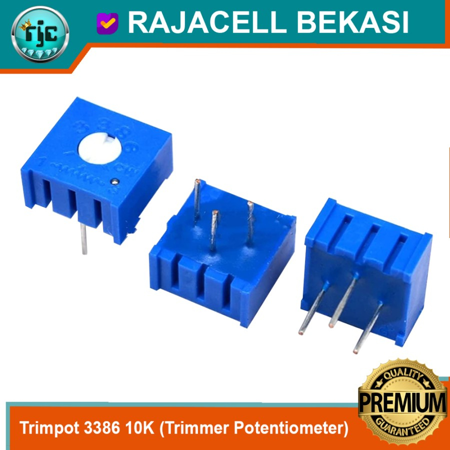 Jual Trimpot 3386 10K Trimmer Potentiometer Potensiometer 3386P 10K Ohm ...