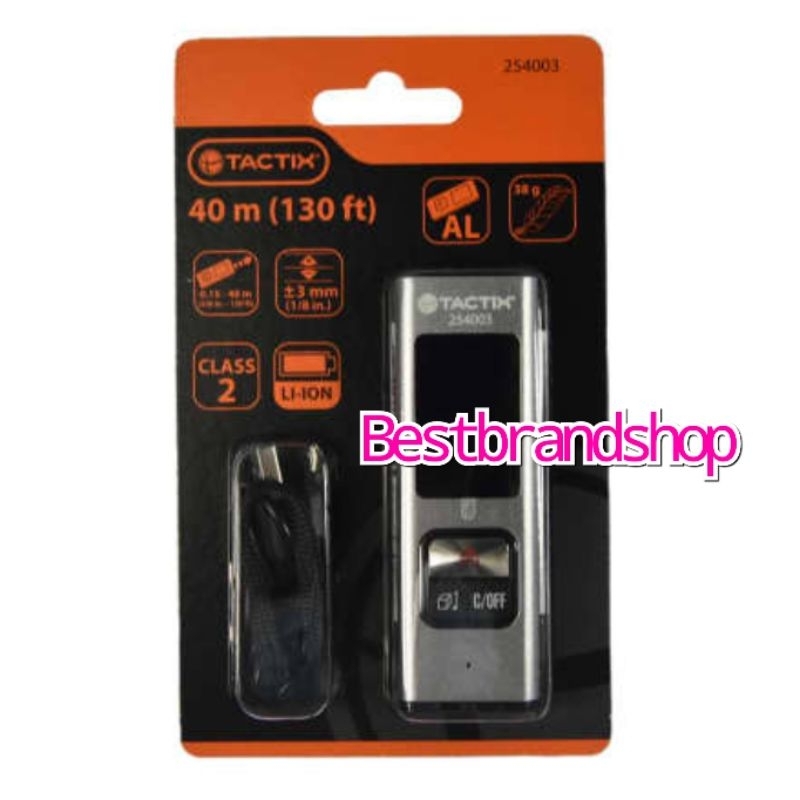 Jual TACTIX METERAN LASER DIGITAL 40 MTR POCKET LASER DISTANCE MEASURER 40M | Shopee Indonesia
