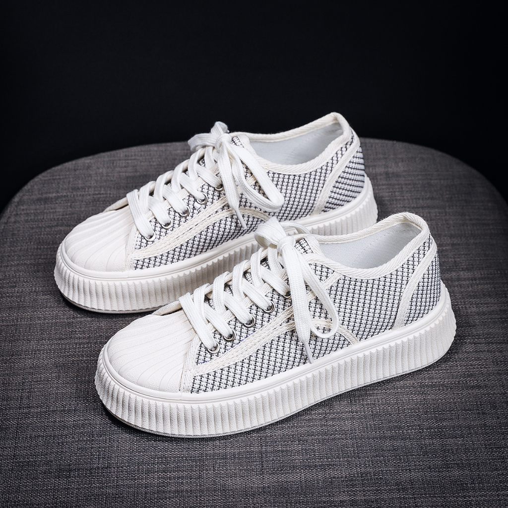 Jual LURAD Sepatu Wanita Kanvas Q165 Sneakers Canvas Cewek Fashionable ...