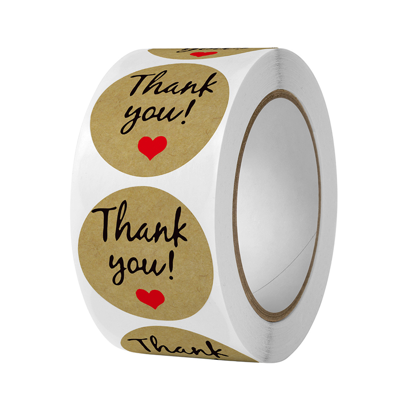 Jual COD 500Pcs Roll Stiker Terima Kasih Stiker Sanrio / STICKER THANK ...