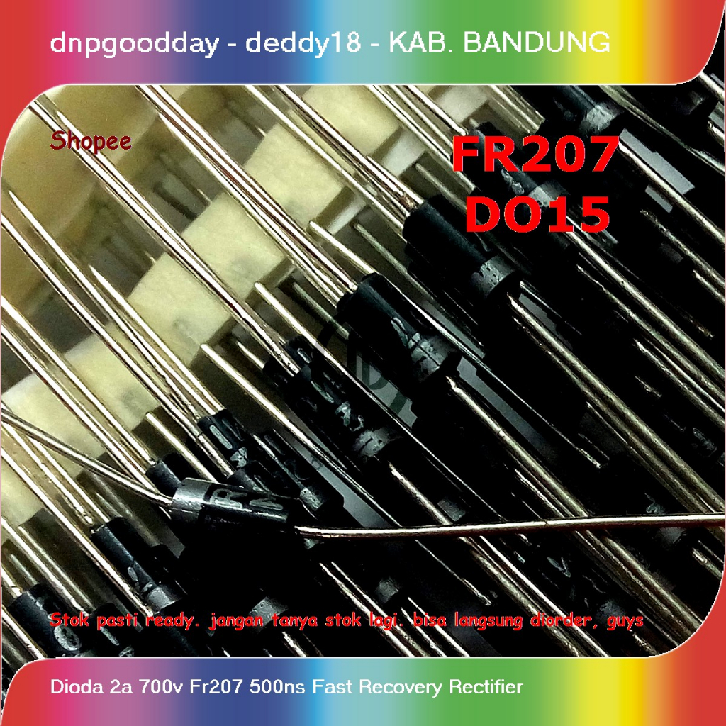 Jual Dioda 2a 700v Fr207 500ns Fast Recovery Rectifier | Shopee Indonesia