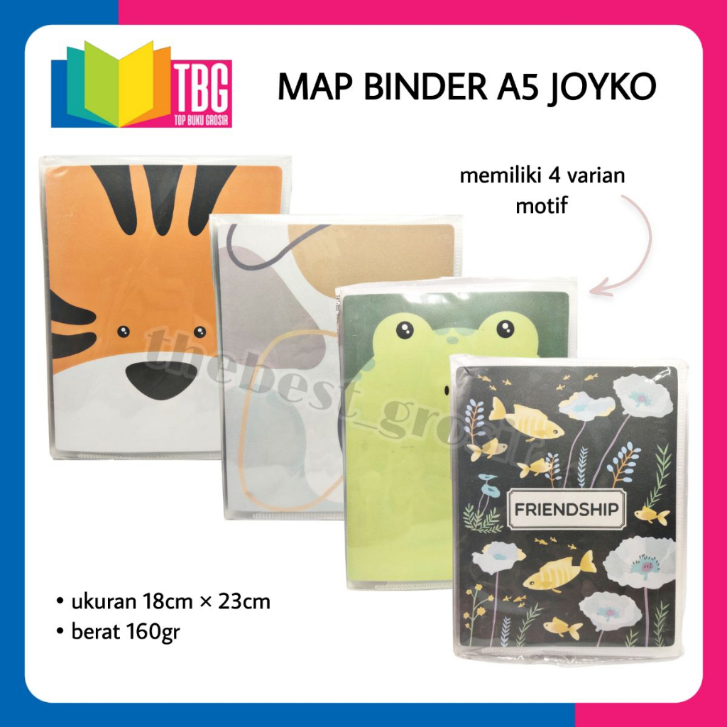 Jual 1 PCS MAP BINDER A5 JOYKO / BUKU BINDER / BINDER LOOSE LEAF ...