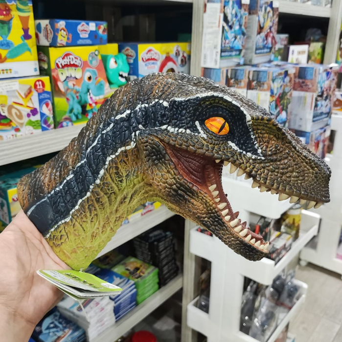 Jual Dinosaurus Raptor Head Kepala Dino Velociraptor Delta Hand puppet ...
