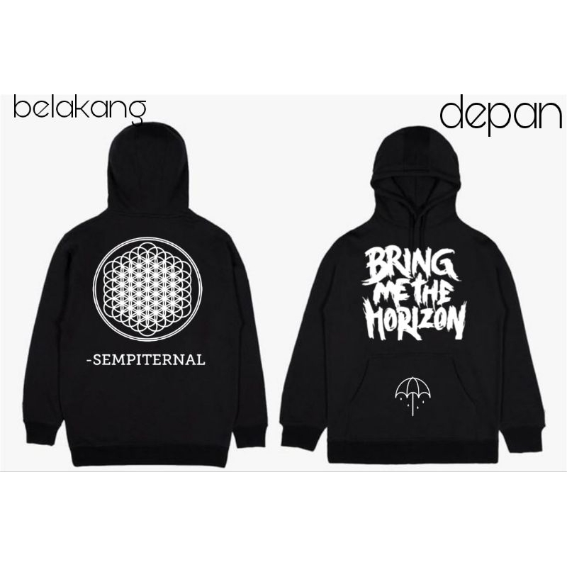 Jual Hoodie BMTH Bring Me The Horizon Gambar Depan Belakang Bahan ...