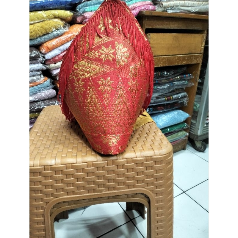 Jual TOPI ADAT BATAK DARI BAHAN SONGKET BENANG RAMBU. | Shopee Indonesia