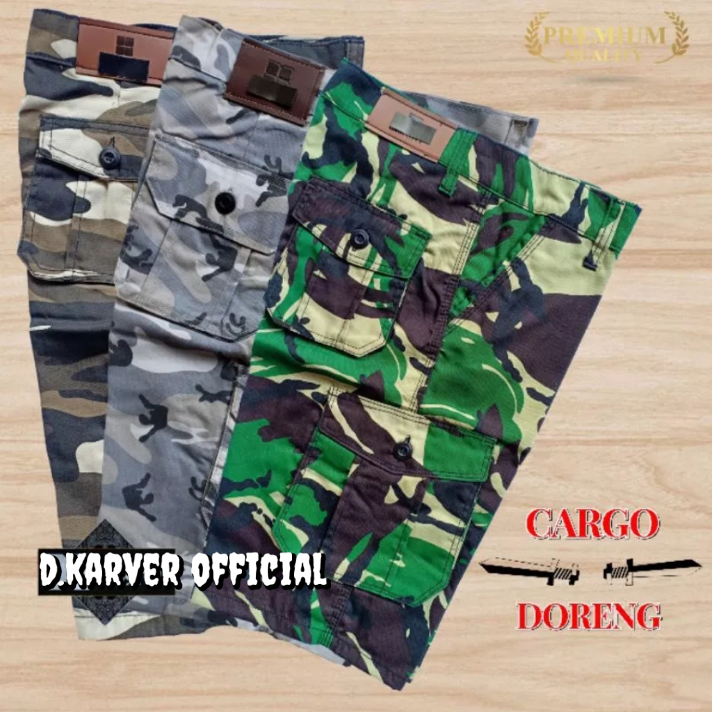 Jual SAFINA CELANA PENDEK Cargo kimpul Doreng Army Gunung Adventure ...