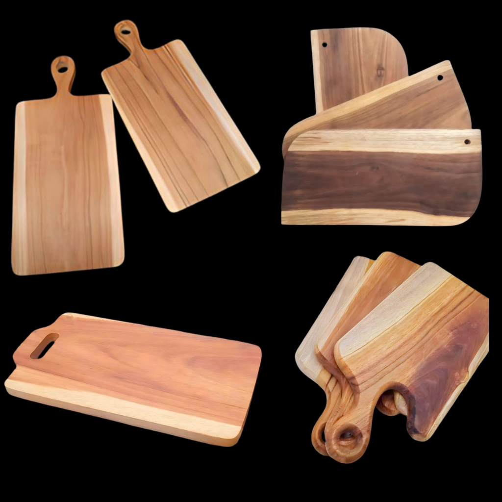 Jual Talenan Tatakan Kayu Jati / Wooden Teak Natural Cutting Board ...