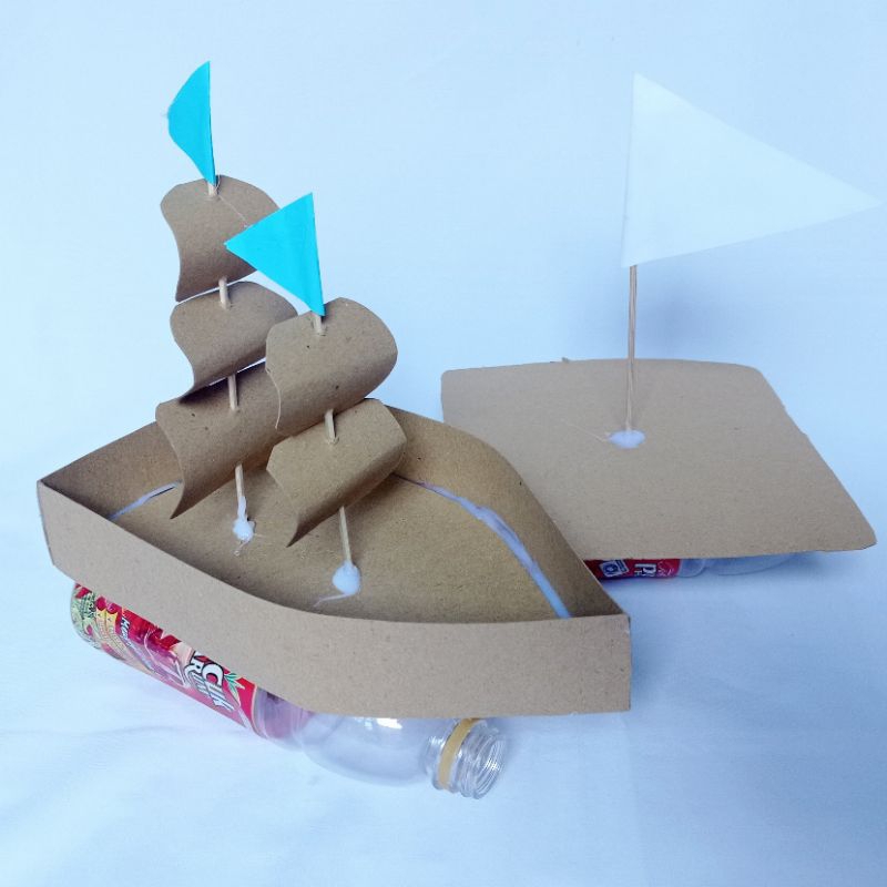 Jual Perahu dari Botol Bekas Plastik dan Kertas Karton | Shopee Indonesia
