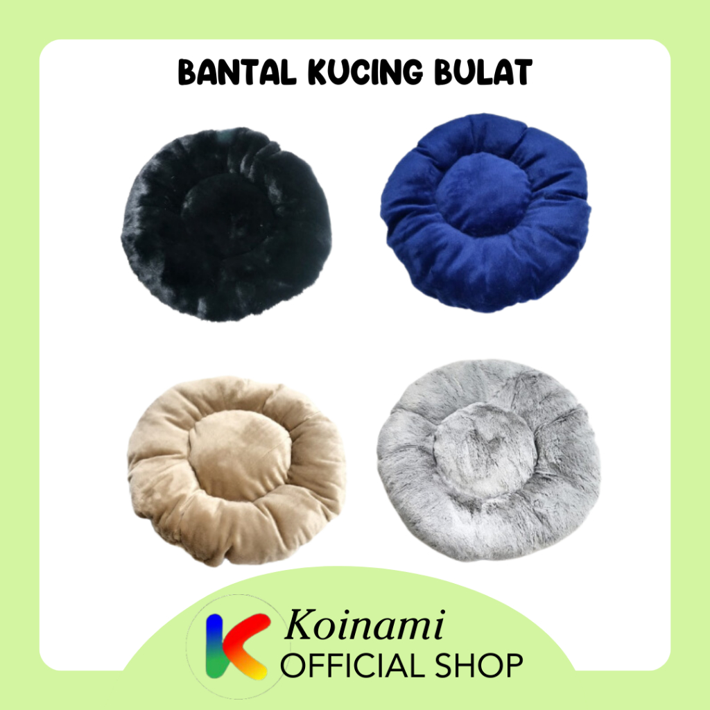 Jual Bantal Kucing Bulat - Bantal Anjing Bulat - Pet Bed - Kasur Kucing ...