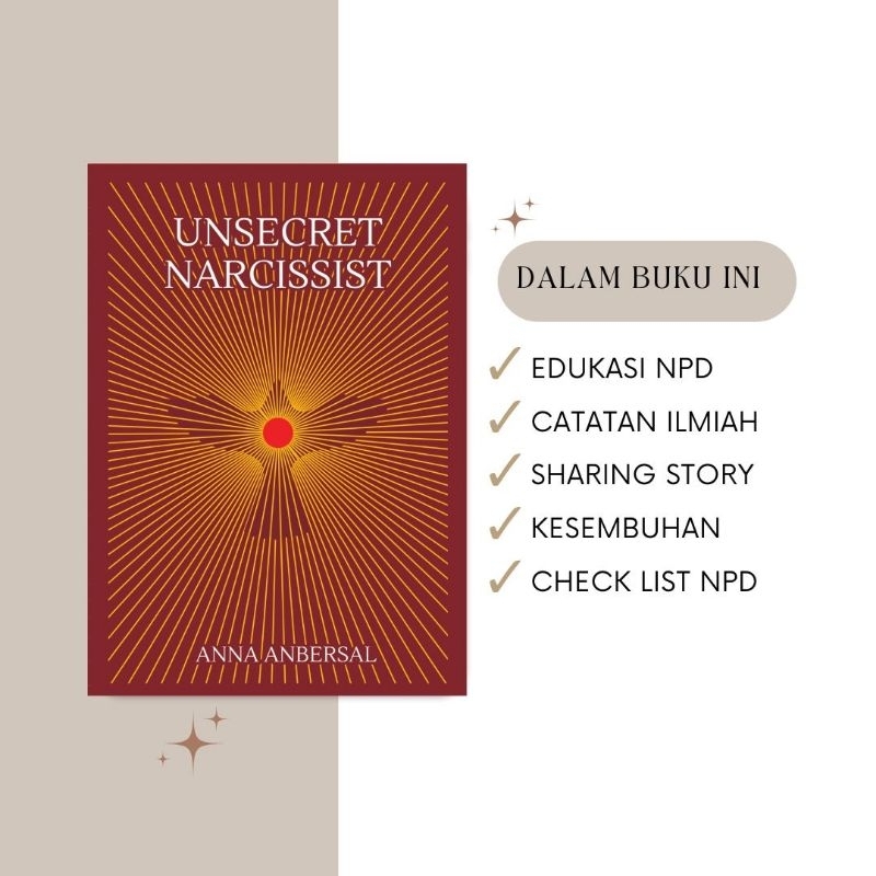 Jual Buku Unsecret Narcissist Anna Anbersal | Shopee Indonesia