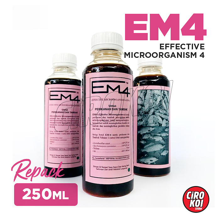 Jual [ REPACK 250ML ] EM4 Perikanan PROBIOTIK Probiotic BAKTERI STARTER ...