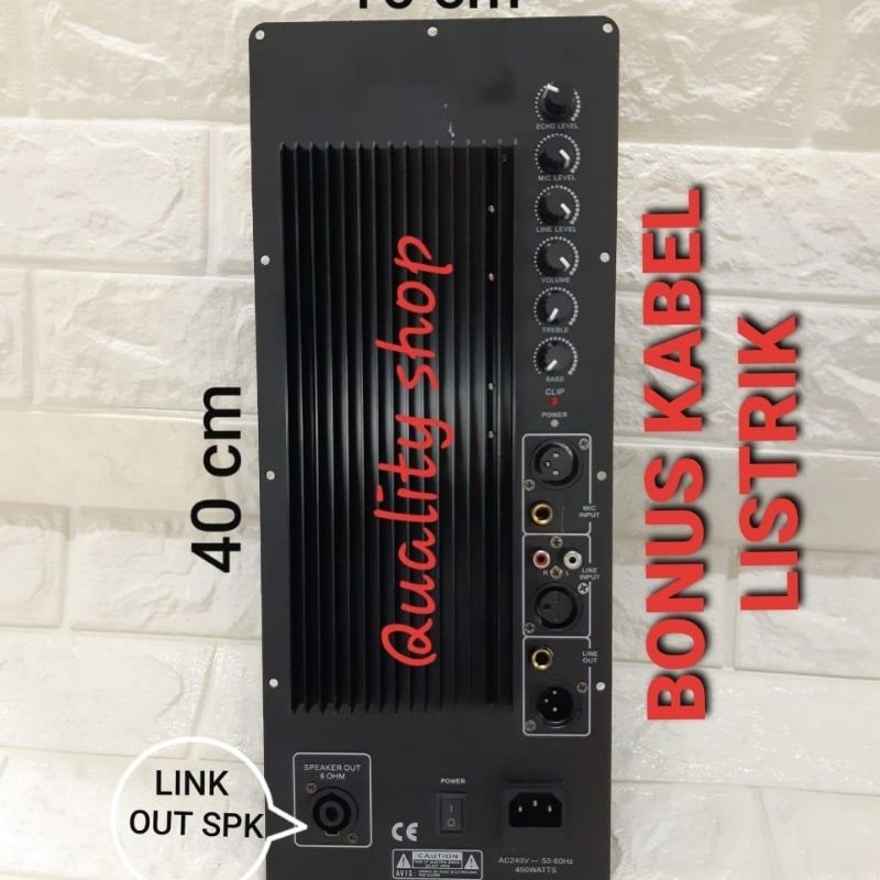 Jual Modul Power kit Mesin speaker active ukuran 10/12/15 inch | Shopee ...