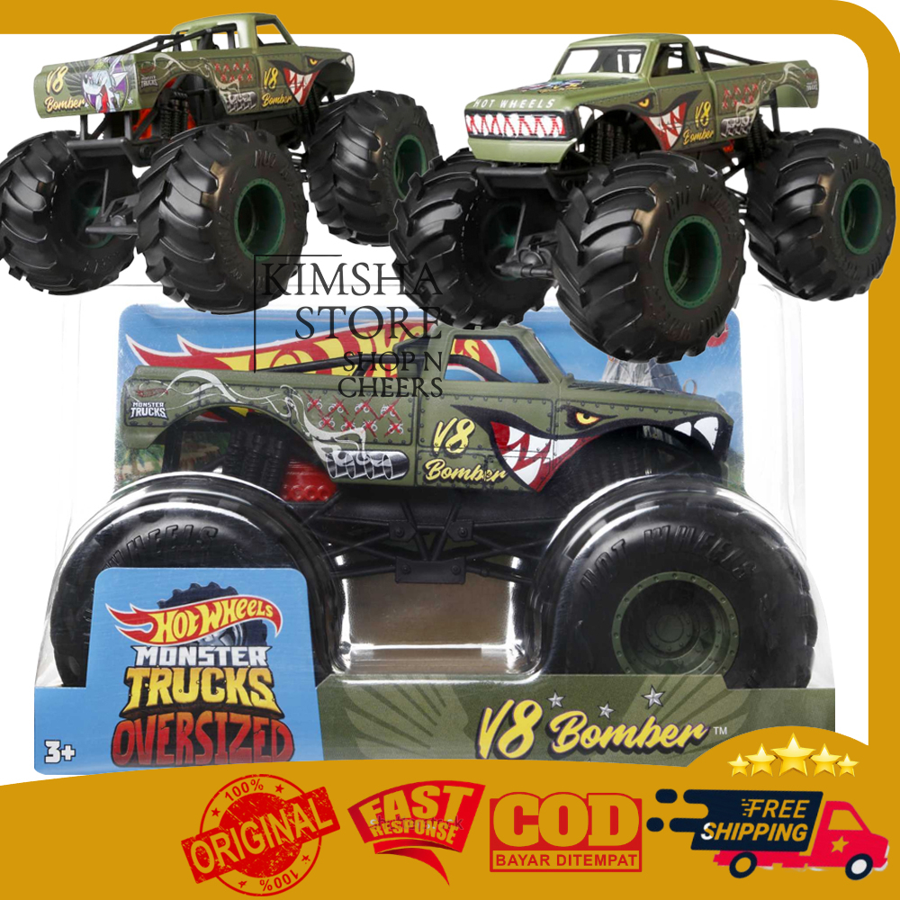 Jual Hot Wheels Monster Trucks Oversized Giant 1/24 Mobil Diecast ...