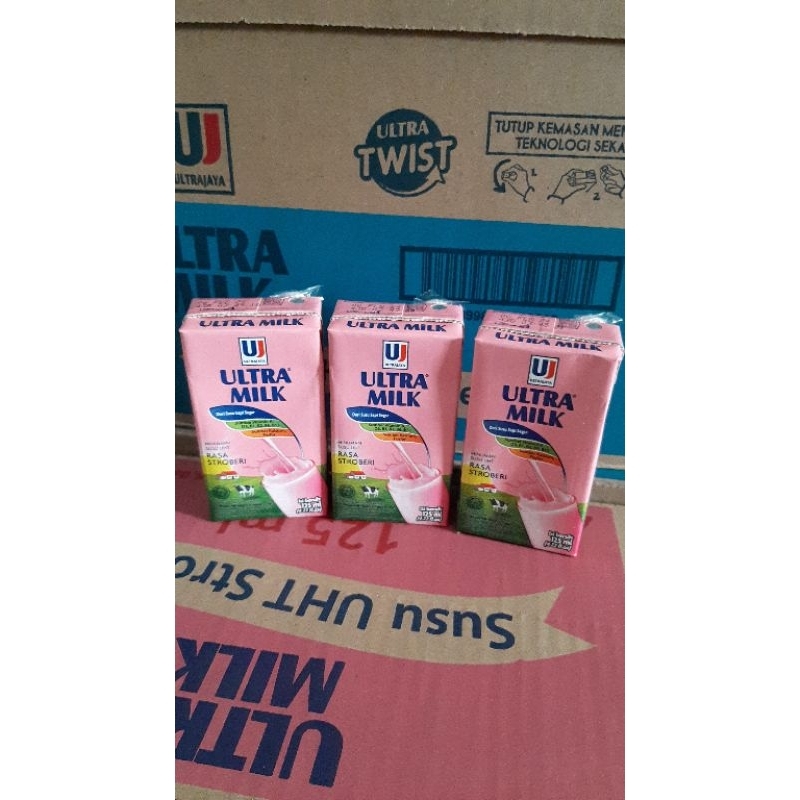 Jual susu uht ultra milk 125ml | Shopee Indonesia