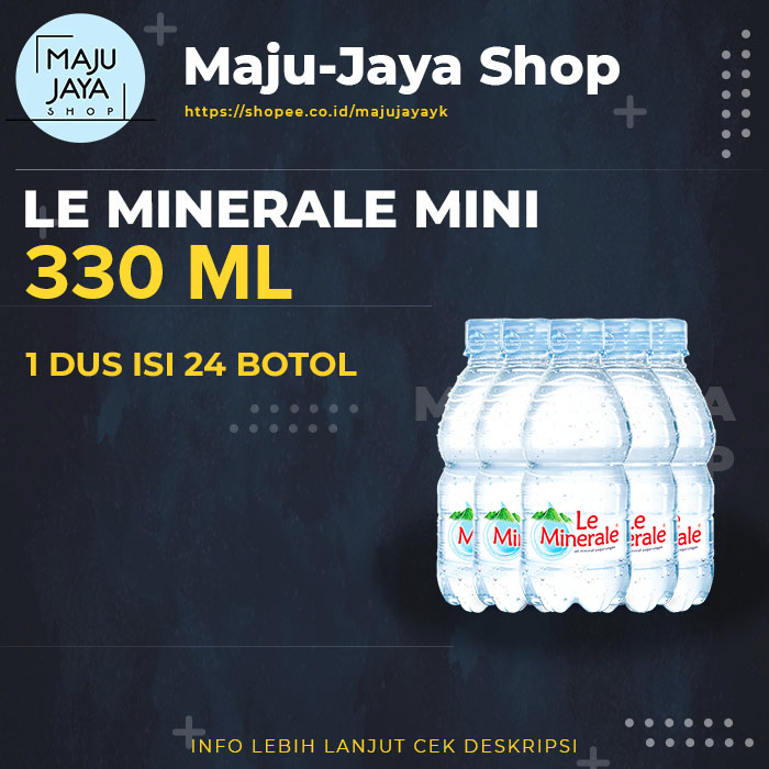 Jual Le Minerale Air Mineral 330ml (1 Dus isi 24 botol) | Shopee Indonesia