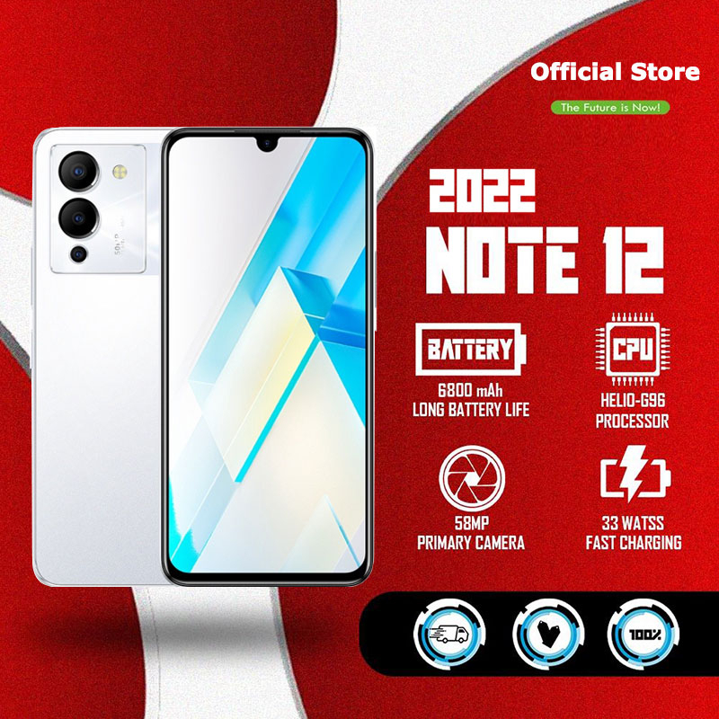 Jual 【Terbaru 2023 hp promo】Note 12 Handphone android 4g/5g 7.5inci ...