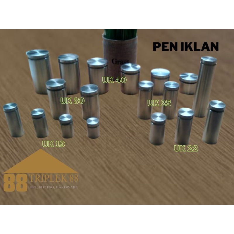 Jual PEN IKLAN 19 x 25 - 19 x 30 - 19 x 40 - 19 x 50 STAINLESS STEEL ...