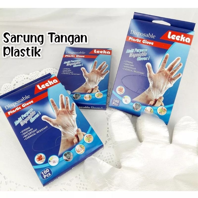 Jual SARUNG TANGAN PLASTIK ISI 100 PCS | Shopee Indonesia