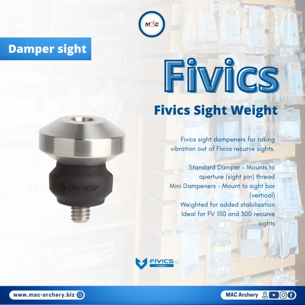 Jual Fivics Sight Damper peredam sight busur panahan archery bow ...