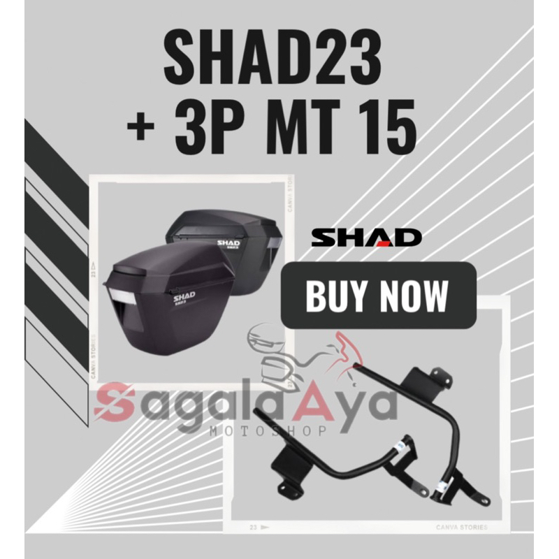 Jual Side box SHAD 23 SH 23 Box samping bracket side box shad 3p yamaha ...