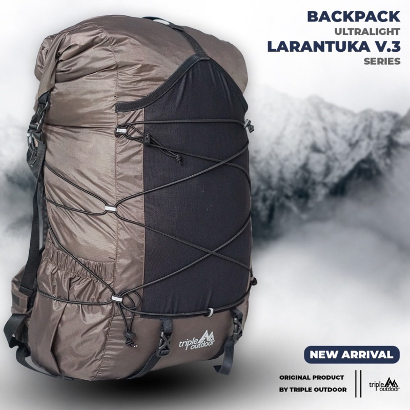 Jual tas gunung backpack ultralight hiking merk triple outdoor ...