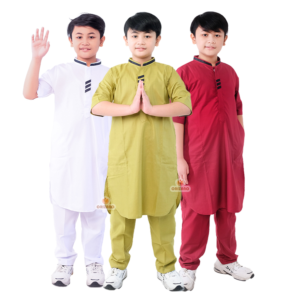 Jual ORIZANO Set Koko Archi - Setelan Baju Koko Turki Anak Laki Laki ...