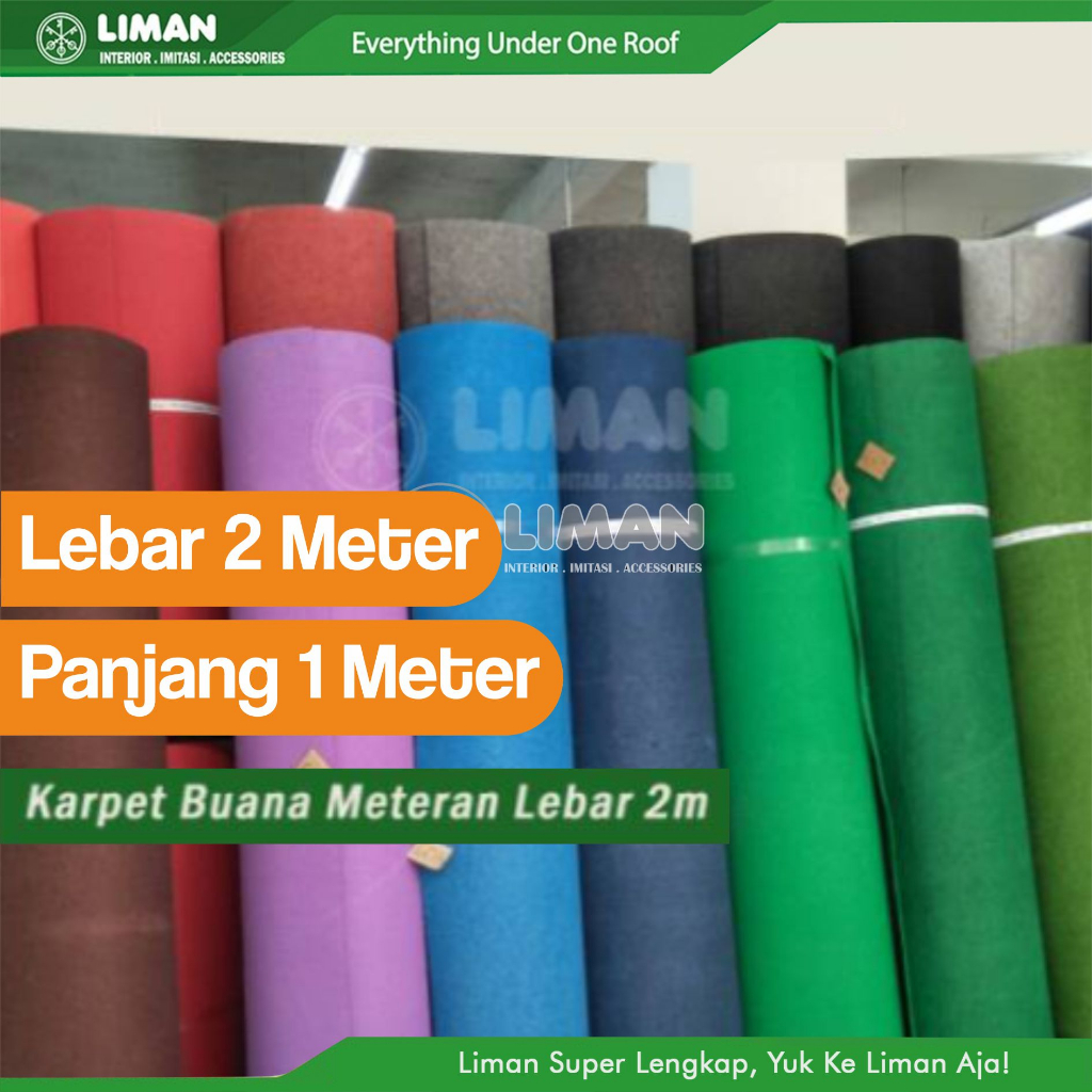 Jual Karpet Lantai Buana(Lebar 2 Meter) / Karpet Panggung Meteran ...
