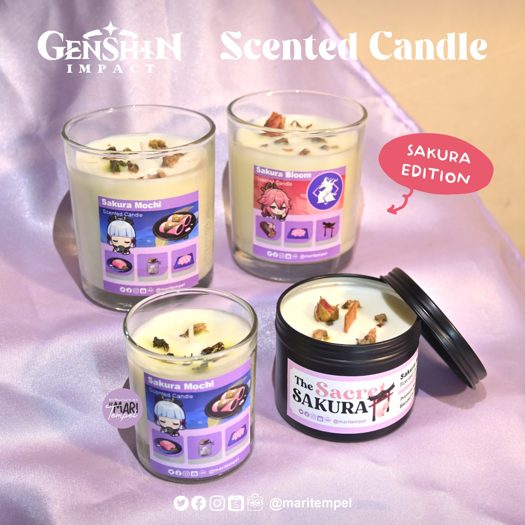 Jual PART 2 Genshin Impact Scented Candle by Mari Tempel - Yae Miko ...