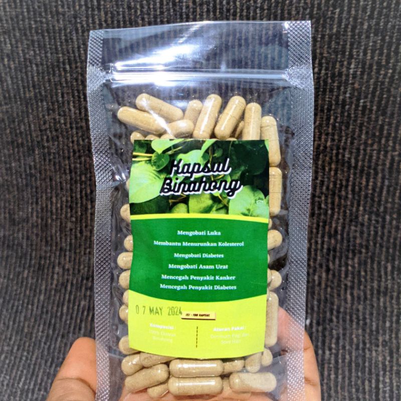Jual Jamu Herbal Kapsul Binahong Asli Isi 100 Obat Luka Alami | Shopee ...