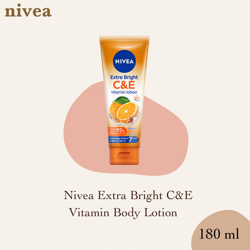 Jual Nivea Extra Bright C&E Vitamin Body Lotion - 50x Vitamin C | Shopee Indonesia
