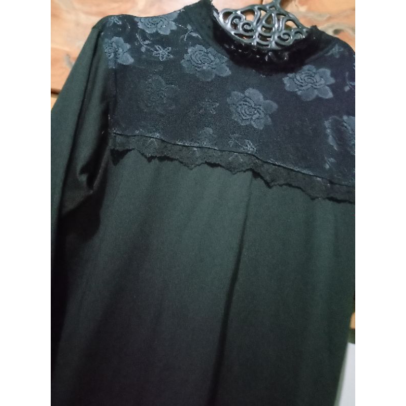 Jual MANSET HITAM MIX LACE (PRELOVED) | Shopee Indonesia