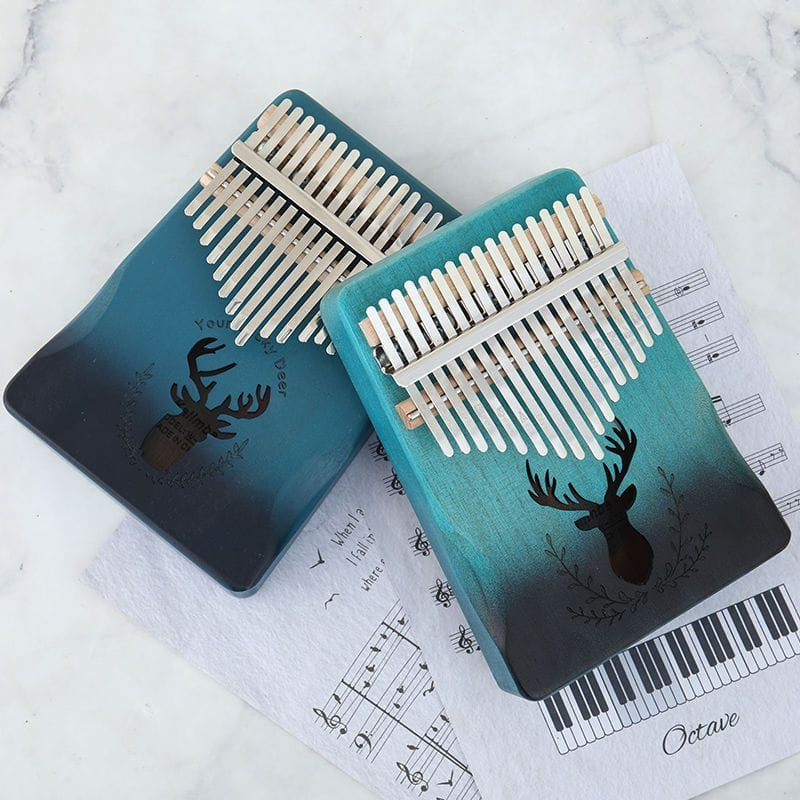 Jual Alat musik kalimba 17 key thumb piano jari | Shopee Indonesia
