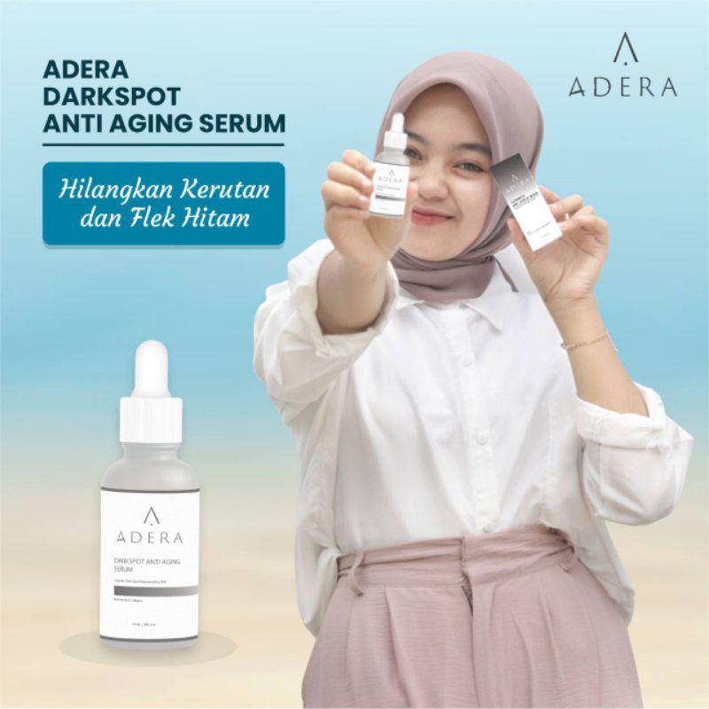 Jual Serum Adera Dark spot Pencerah Kulit Wajah menyamarkan noda hitam menghilangkan noda hitam ...