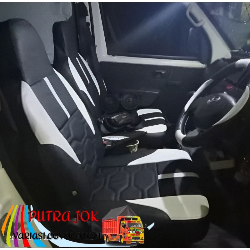 Jual sarung jok mobil granmax blindvan model sarang tawon | Shopee ...