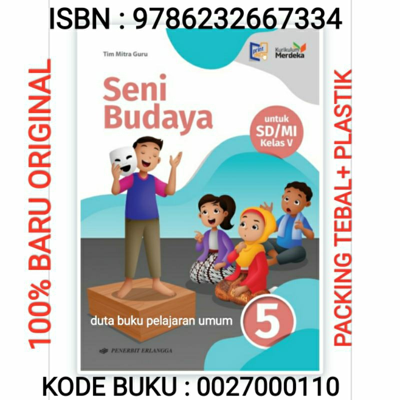 Jual ED. REVISI - Buku Kreasi Seni Budaya dan Prakarya Kelas 1 2 3 4 5 6 SD / MI KURIKULUM ...
