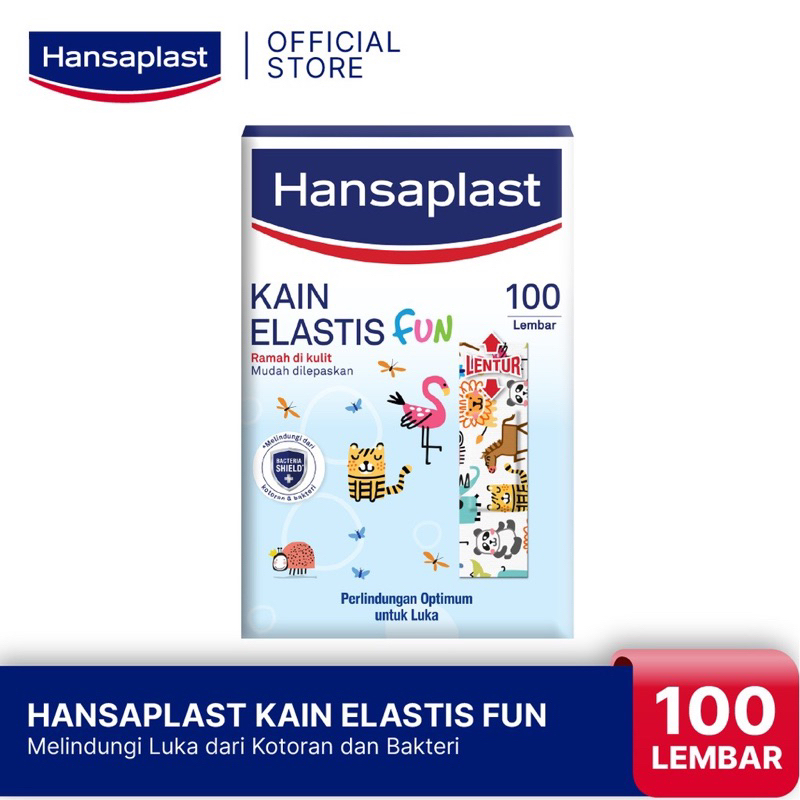 Jual Hansaplast Junior Fun Box isi 100- Plester dengan Karakter Lucu ...