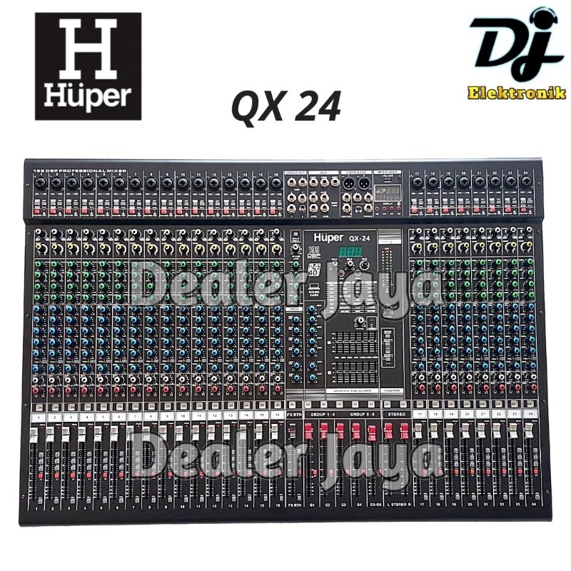 Jual Mixer Analog Huper QX 24 / QX24 - 24 channel | Shopee Indonesia