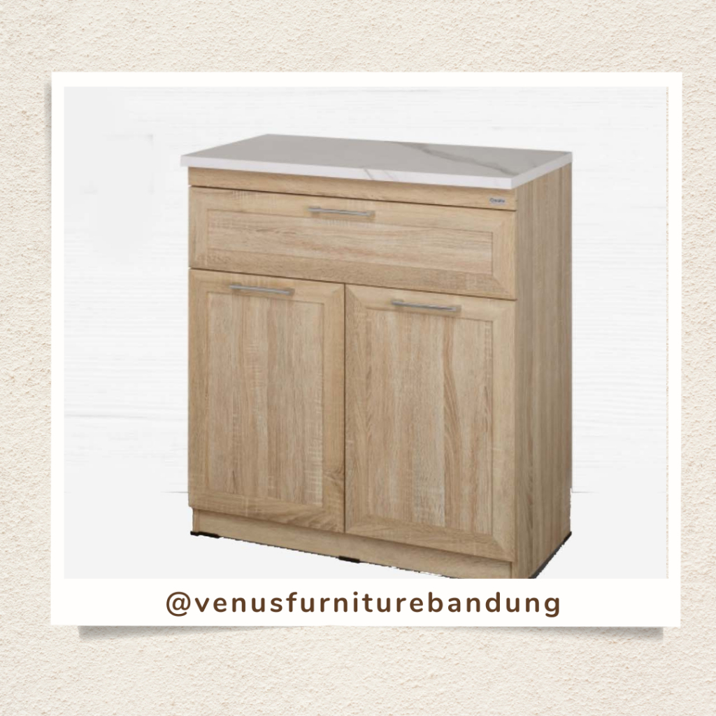 Jual Kitchen Set Bawah 2 pintu coklat muda minimalis coklat muda vr ...