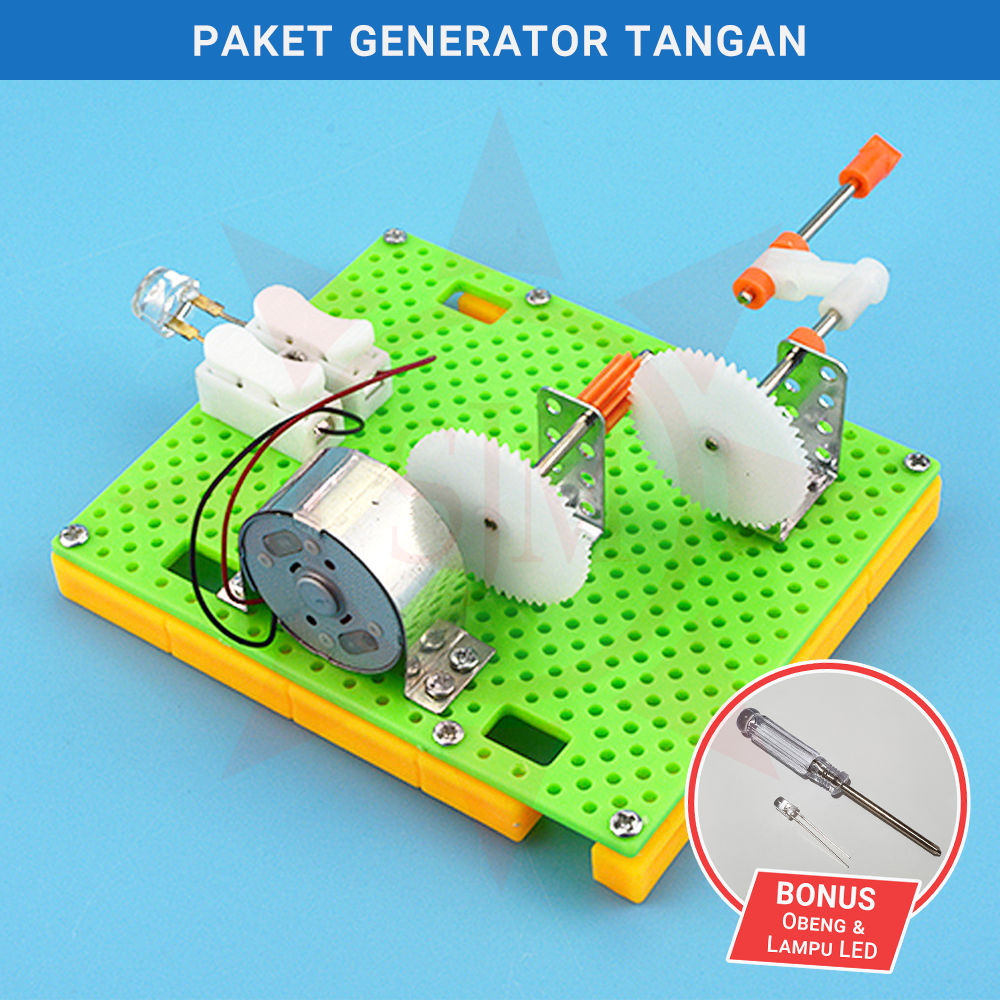 Jual Paket Generator / Pembangkit Listrik Tangan / Engkol / Tuas ...