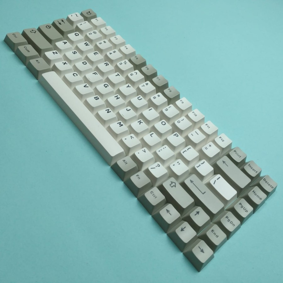 Jual Keycap Keycaps Keyboard Yongqiu Double Shot PBT Retro Colorways ...