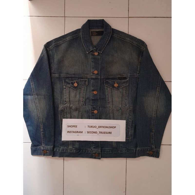 Jual CONDES COMBINE JEANS DENIM JACKET TYPE 3 ORI (REALPICT) | Shopee ...