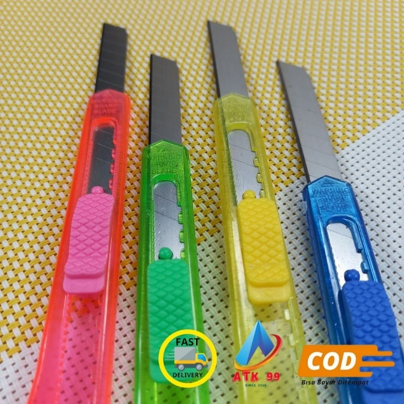 Jual CUTTER KECIL 12pcs/cutter knife/it is sharp/pisau ukir/tajam ...