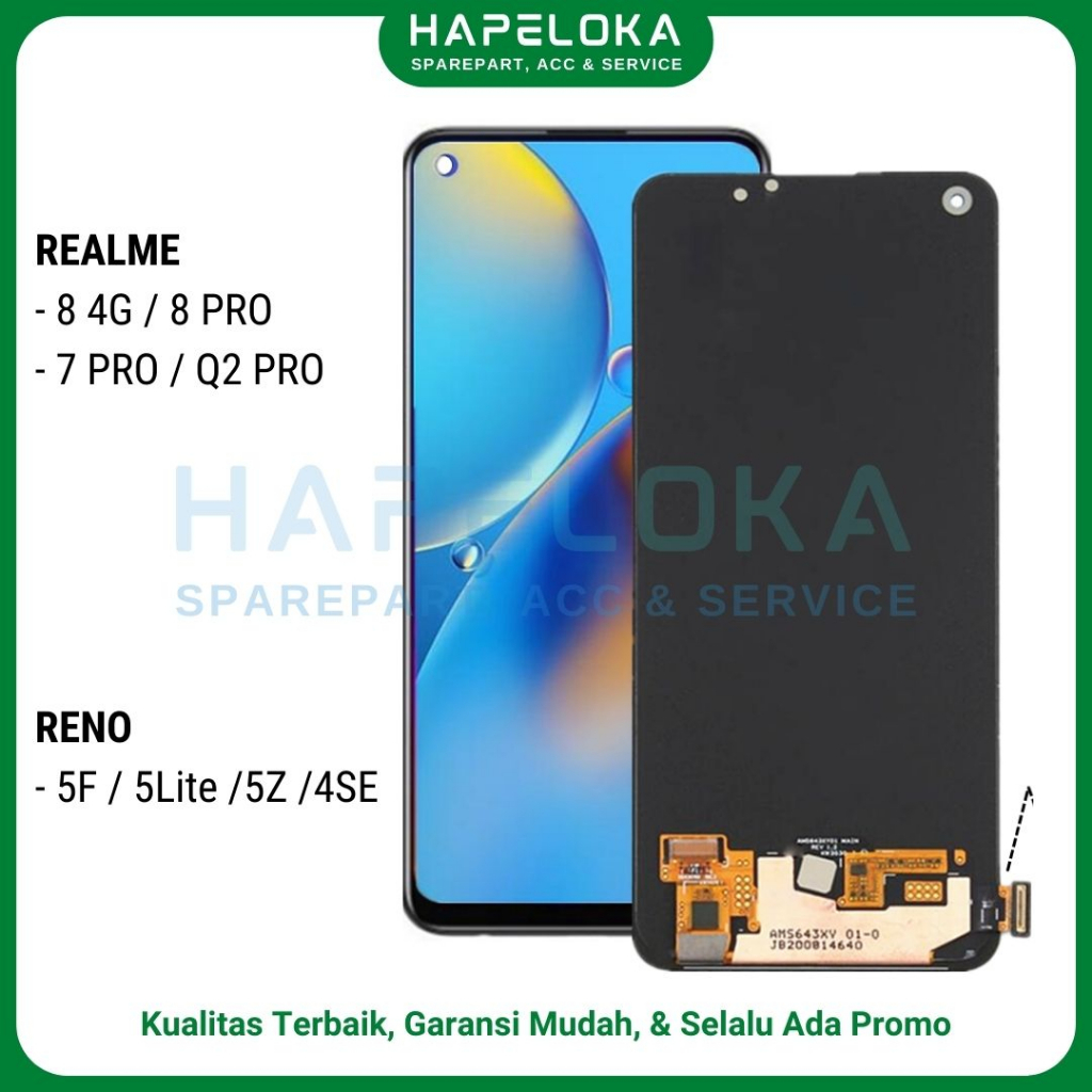 Jual LCD REALME 8 4G / REALME 8 PRO / REALME 7 PRO / RENO 5F / 5 Lite ... Jual LCD REALME 8 4G / REALME 8 PRO / REALME 7 PRO / RENO 5F / 5 Lite ...