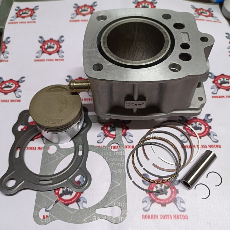 Jual Silinder Block Cylinder Piston 200cc Komplit For Viar Karya Roda 3 ...