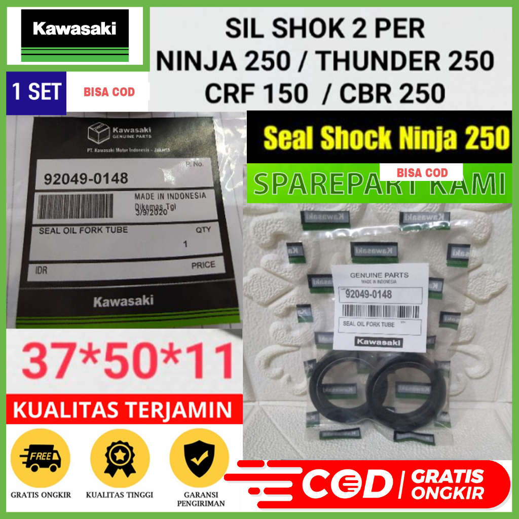 Jual SEAL SIL SHOCK NINJA 250 CRF 150 L CBR 250RR CBR 250R CB 150R USD ...