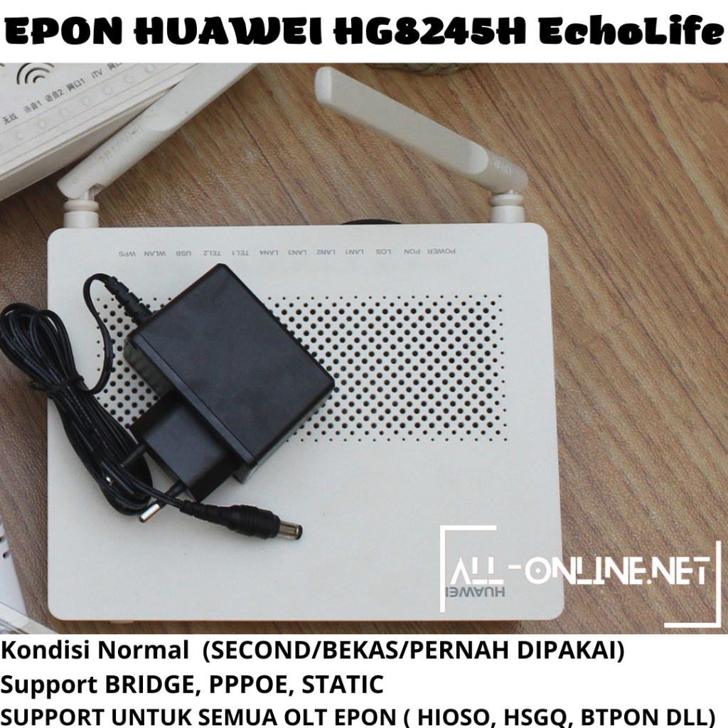 Jual MODEM EPON HUAWEI HG8245H EchoLife (SECOND/BEKAS/PERNAH DIPAKAI) | Shopee Indonesia