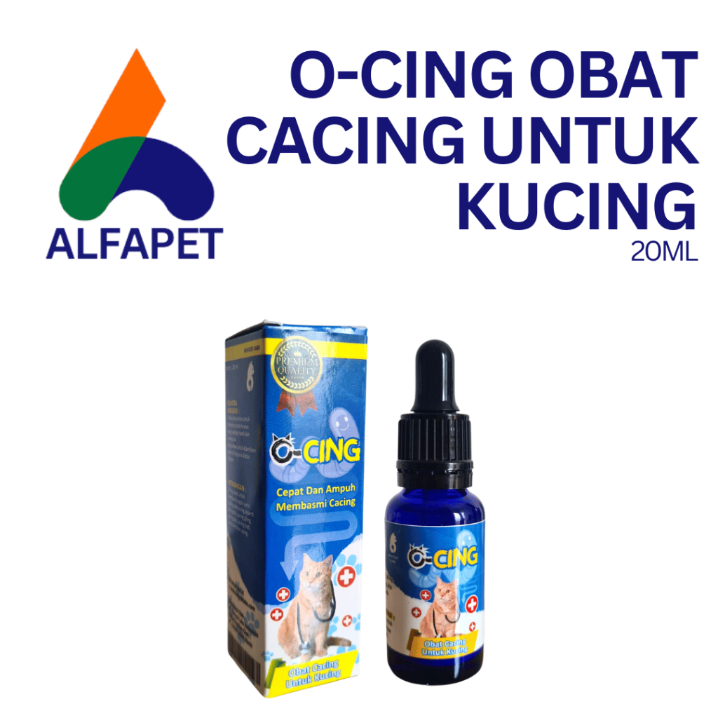 Jual OCING O-CING obat cacing kucing ampuh 20ml | Shopee Indonesia